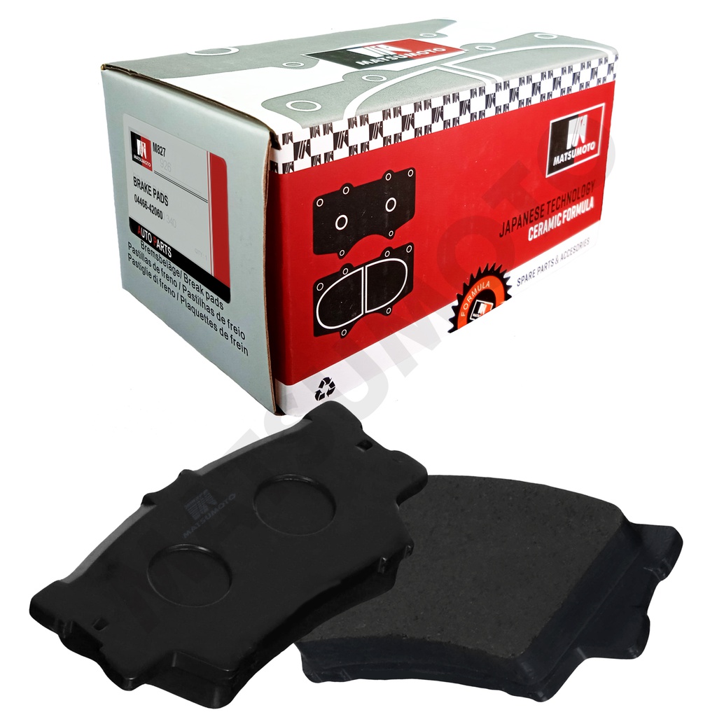 M827 - Pastilla de Freno Cerámica Traseras Toyota Rav4 / New Corolla ...